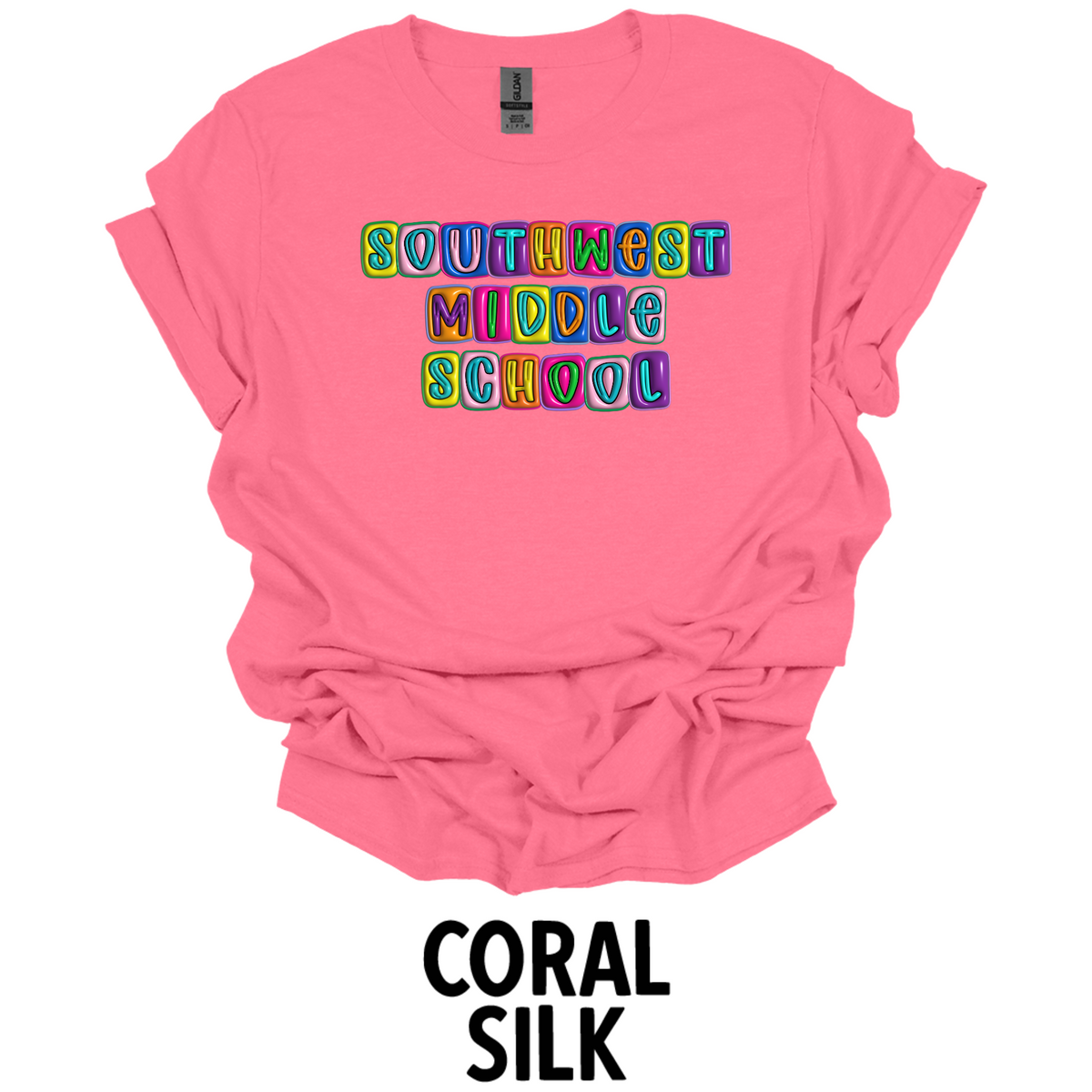 Southwest Middle School Inflated Colorful Letters – Bayou Born Gifts ...